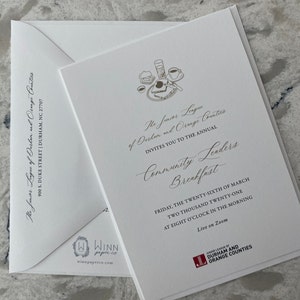 Duo Monogram Note Cards, Interlocking Monogram Stationery, Dual ...