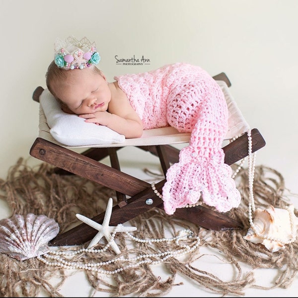 Princess Mermaid Outfit - Mermaid Tail, Top and and Tiny Fancy Mermaid ...