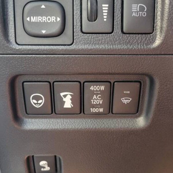 Blank Car Button Decal, Eject Passenger Button Decal, Blank Buttons ...