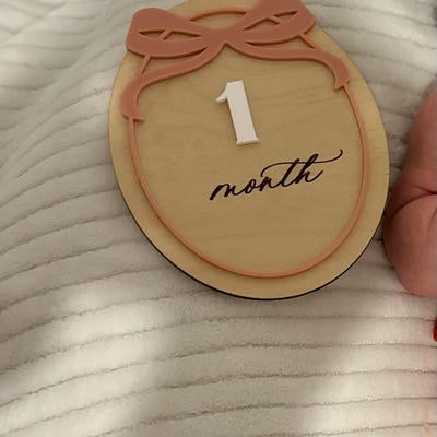 Arched My First Year Photo Sign Daisy Boho One Year Wooden Monthly ...