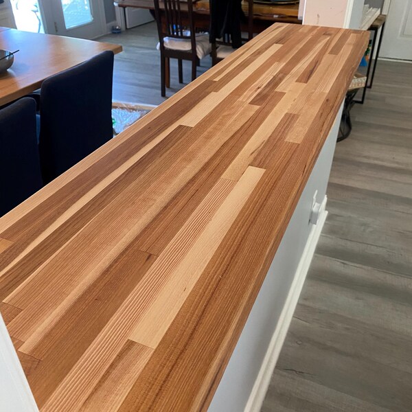 Walnut Butcher Block Shelf, Countertop, Bar Top - Edge Grain, Free ...