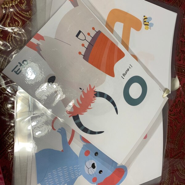 Printable Korean Dot Markers Activity Book | 8.5x11" Korean-english ...