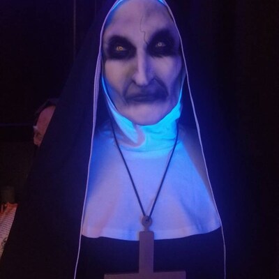 Nun Mask - Etsy