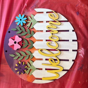 Classroom Welcome Sign, Digital Download, Glowforge Laser File, Cricut ...