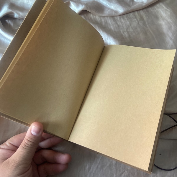 Thick Kraft Brown Paper Notebook Blank Notebook Journal Scrapbook ...