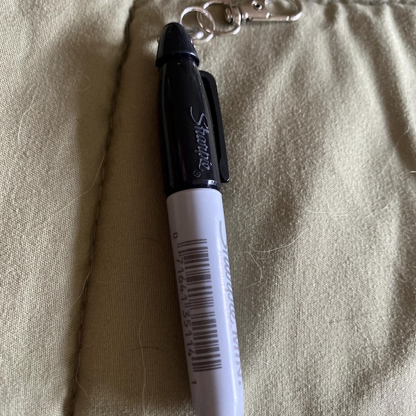Mini Sharpie for Badge Reel, Mini Pen Keychain, Highlighter Dry Erase ...