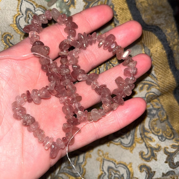 7 Chakra Natural Gemstone Crystal Chips Bag 1oz 7 Types Drilled Chip ...