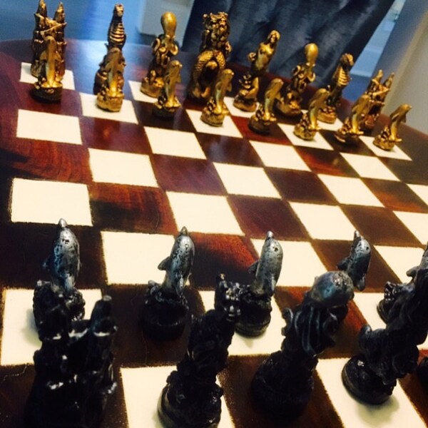 Neptune Chess Set, Customisable Colours (pieces Only) Neptune. Mermaid ...
