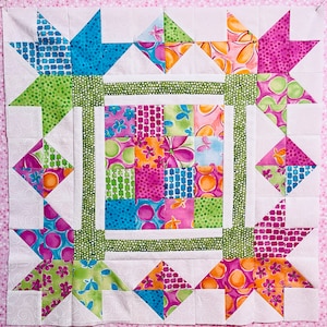 DIGITAL Pattern: Pinwheels Over Patchwork charm Pack Quilt - Etsy