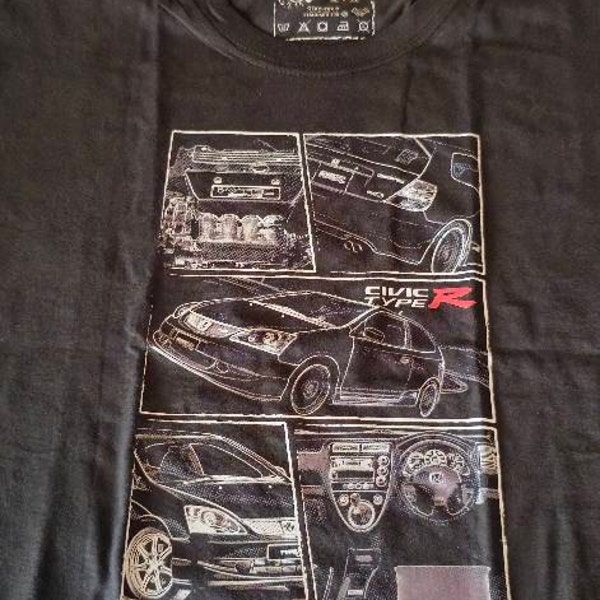 Honda Civic Typer Ek9 Ej Ek JDM Gorillafx Graphic COM Design Men's ...