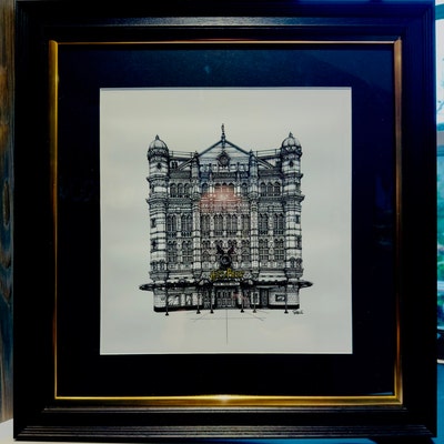 Hamilton the Musical, Victoria Palace, London West End, Hand-drawn ART ...