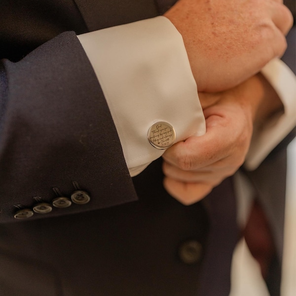 Father of the Bride Gif, Personalized Wedding Cufflinks, Father of ...