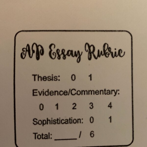 Custom Six Line Grading Stamp for Teachers | Personalized Classroom ...