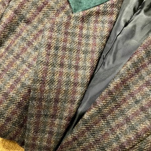 1970's Florence Walsh Plaid Skirt // Size Double Extra Small to Extra ...