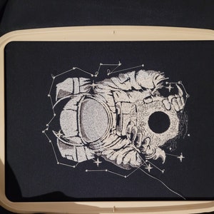 NASA Emblem Astronaut Machine Embroidery Design Space NASA Moon ...