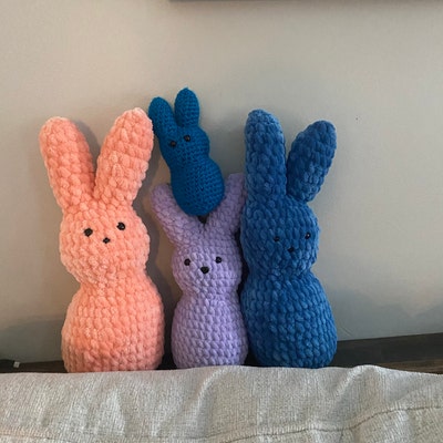 No Sew Peep Bunny, Crochet Pattern, PDF, Digital, Download, Easter ...