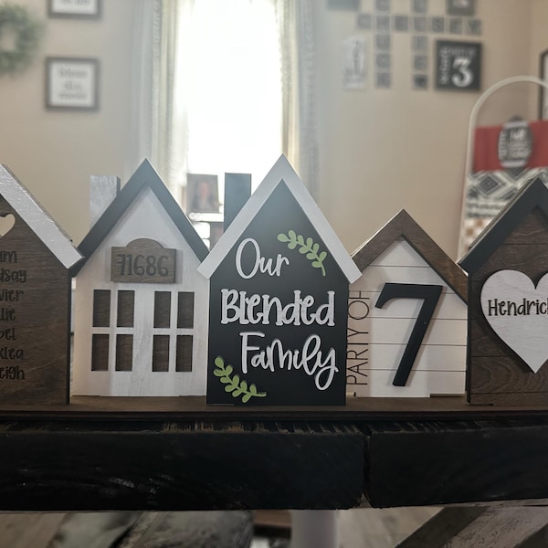 Personalized Family Sign, Custom Standing House Decor, Farmhouse Decor ...