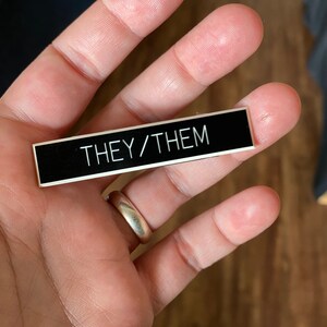 Pronouns Pin They Them Pin He Him Pin She Her Pin Ze Zir | Etsy