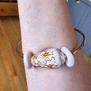 Custom Gold Hawaiian Shell Bangle, Shell Bangles, Made in Hawaii, Gifts ...