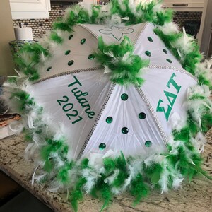 Bride and Groom New Orleans Wedding Second Line Umbrellas Set of 2 ...
