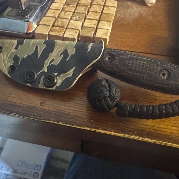 Kabar BK14 Eskabar Becker Knife Sheath With Ulticlip BK14 Eskabar Knife ...