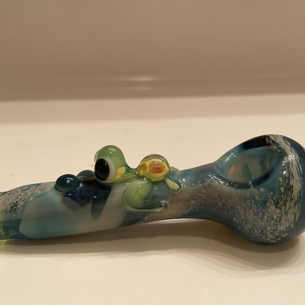 Owl Double Bowl Galaxy Pipe - Etsy