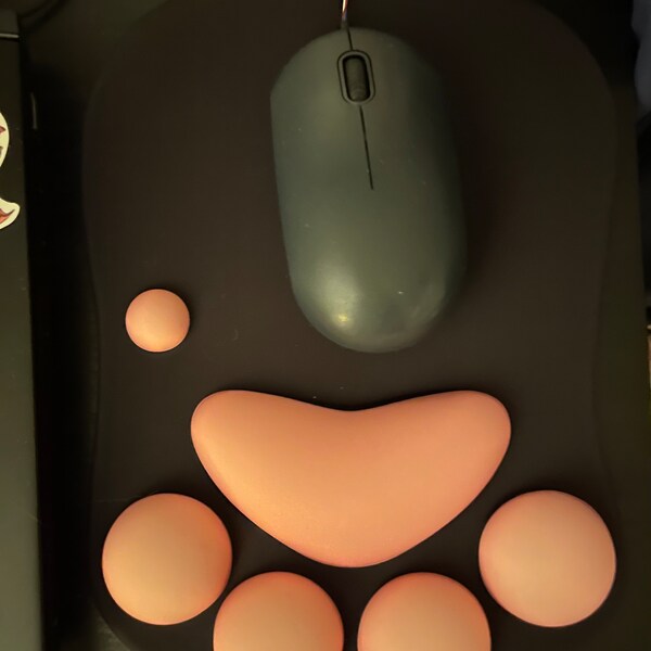 Kawaii Y2K Mouse Desk Mat | Non-slip Silicone Cute Anime Mouse Pad ...