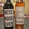 4 Pack Boss Boss Gift Wine Bottle Labels | Bosses Day Christmas Thank ...