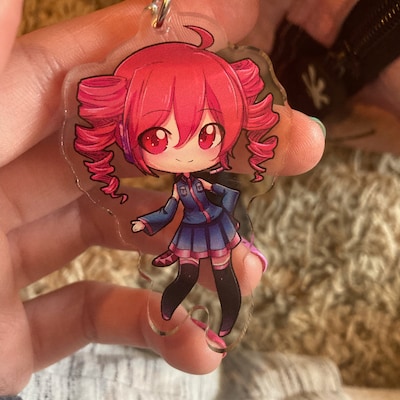 UTAU Acrylic Charm Teto Kasane Keychain Defoko Charm Uta Utane Charm ...
