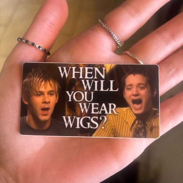 When Will You Wear Wigs Elijah Wood Sticker Lord of the Rings Decal ...