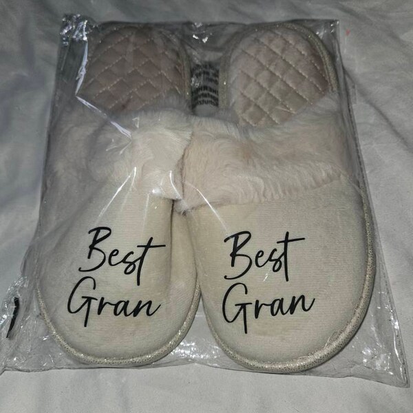 Personalised Slippers Ideal for Gifting - Tracked Postage - Etsy UK