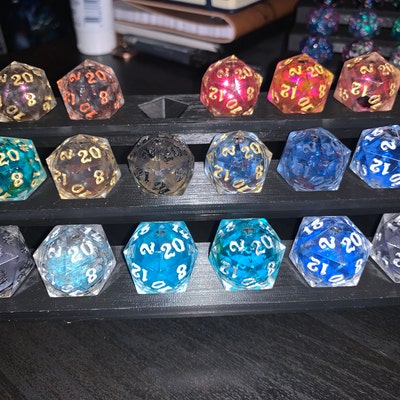 Dice Display Shelves for Dice Collectors With Well Behaving Dice ...