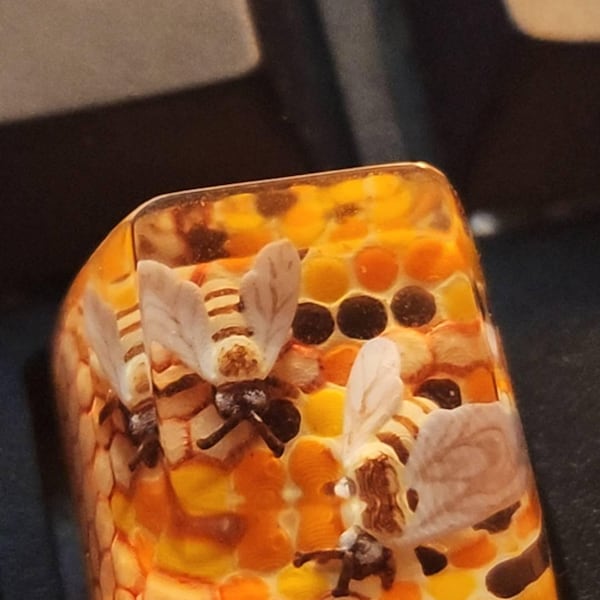 Keycaps Bee Artisan, Custom Artisan Keycaps, Keycaps Anime Cute, Keycap ...