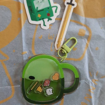 Adventure Time Backpack Shaker Keychain - Etsy