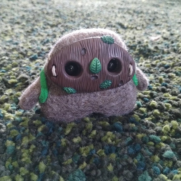 Happy Forest Goblin Figurine Polymer Clay Sculpture Goblincore Gifts ...