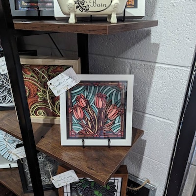 3D Hydrangea Flowers Shadow Box SVG, 8x10 Inch Layered Hortensia 3D Svg ...