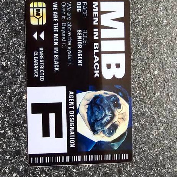 MIB - Agent M - Men in Black ID Badge Card Halloween Cosplay Costume ... MIB - Agent M - Men in Black ID Badge Card Halloween Cosplay Costume ...