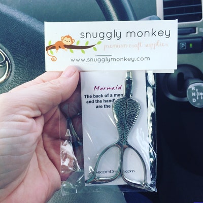 Mermaid Embroidery Scissors Mermaid Tail Small Scissors, Modern ...