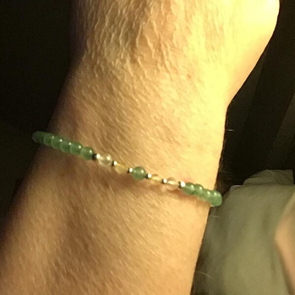 Labradorite Beaded Stretch Bracelets | AAA Grade | Crystal Bracelets | Stacking Bracelets ...