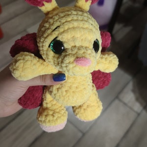 Crochet Pattern Insects Amigurumi PDF Tutorial Plush Pattern 3 in 1 Bee ...