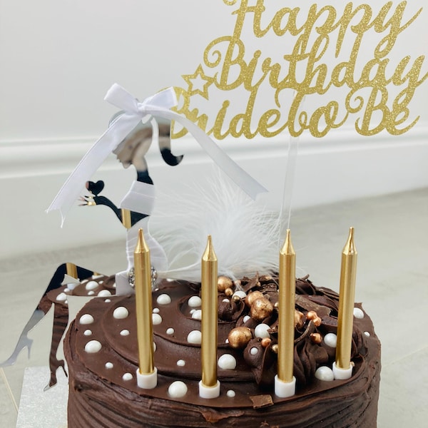 Personalised Happy Birthday Cake Topper Multicolour Birthday Cake ...