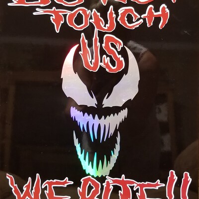 Venom Face Decal - Etsy
