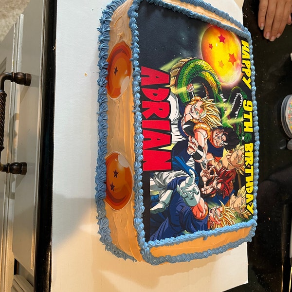 Custom Edible 8x10" Cake Topper, Cake Topper, Edible Cake Image, Custom ...