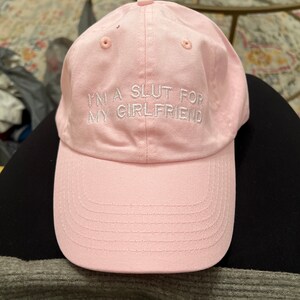 Im A Slut for My Girlfriend Hat Valentines Day for Boyfriend Funny ...