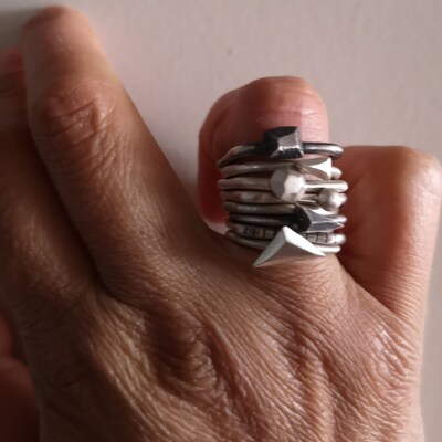 Contemporary Cool Brooch, Gold Plated Brass, and Plastic Tube. - Etsy