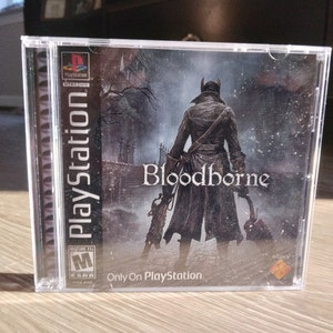 Bloodborne PS4 Custom PS1 Inspired Case - Etsy