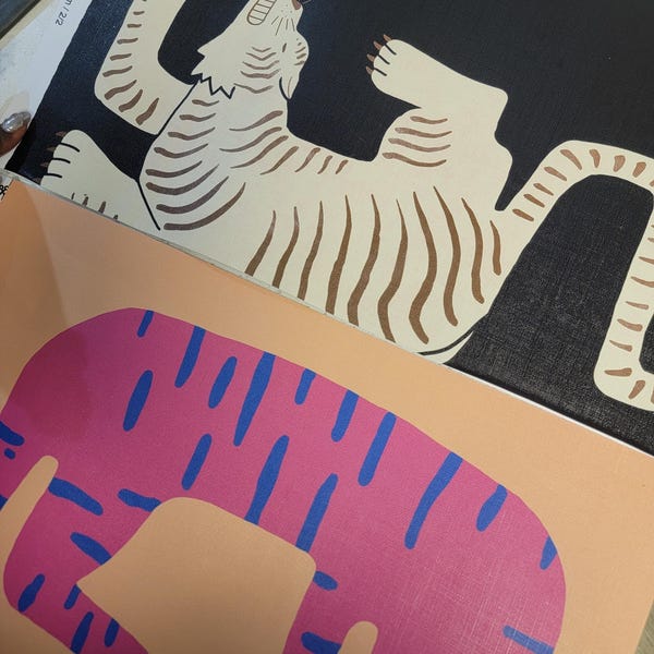Traditional Tiger Wallpaper, Aztec Tiger Sage Wallpaper, Vintage ...