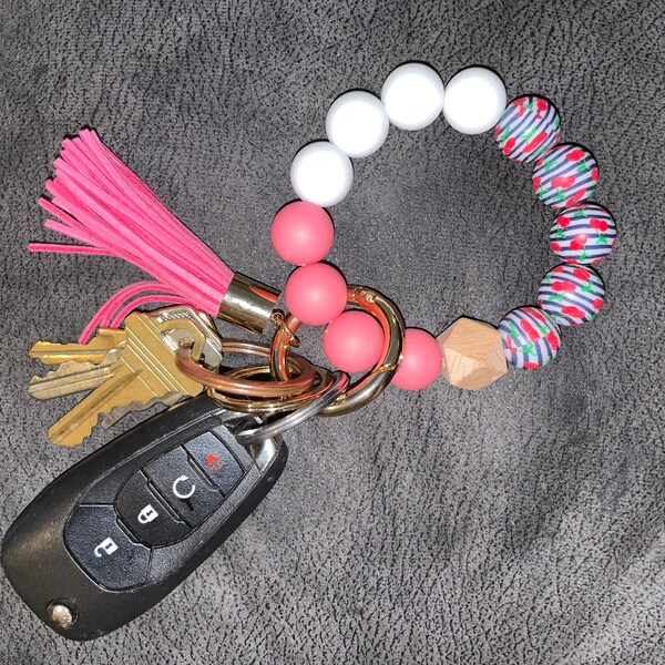 Bangle Key Ring | Bracelet Key Chain | Wristlet Keychain | Silicone ...