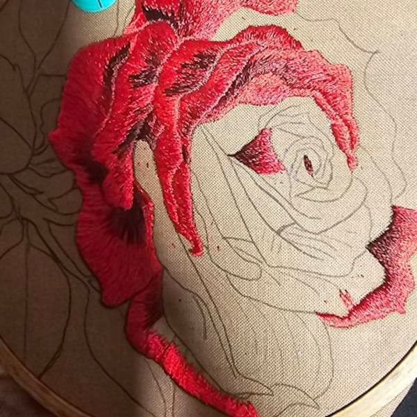 KIT219 Advanced Embroidery Kit, Lotus Pond and Carp Fishes Design by ...