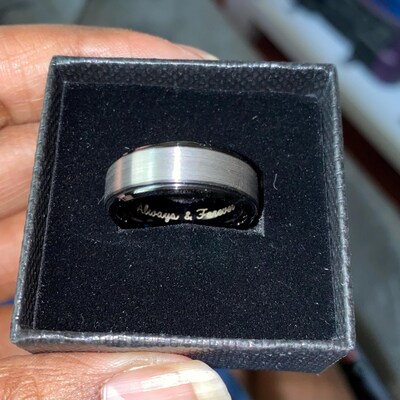 Personalized Matching Rings for Couple Valentines Day Gifts Couple ...